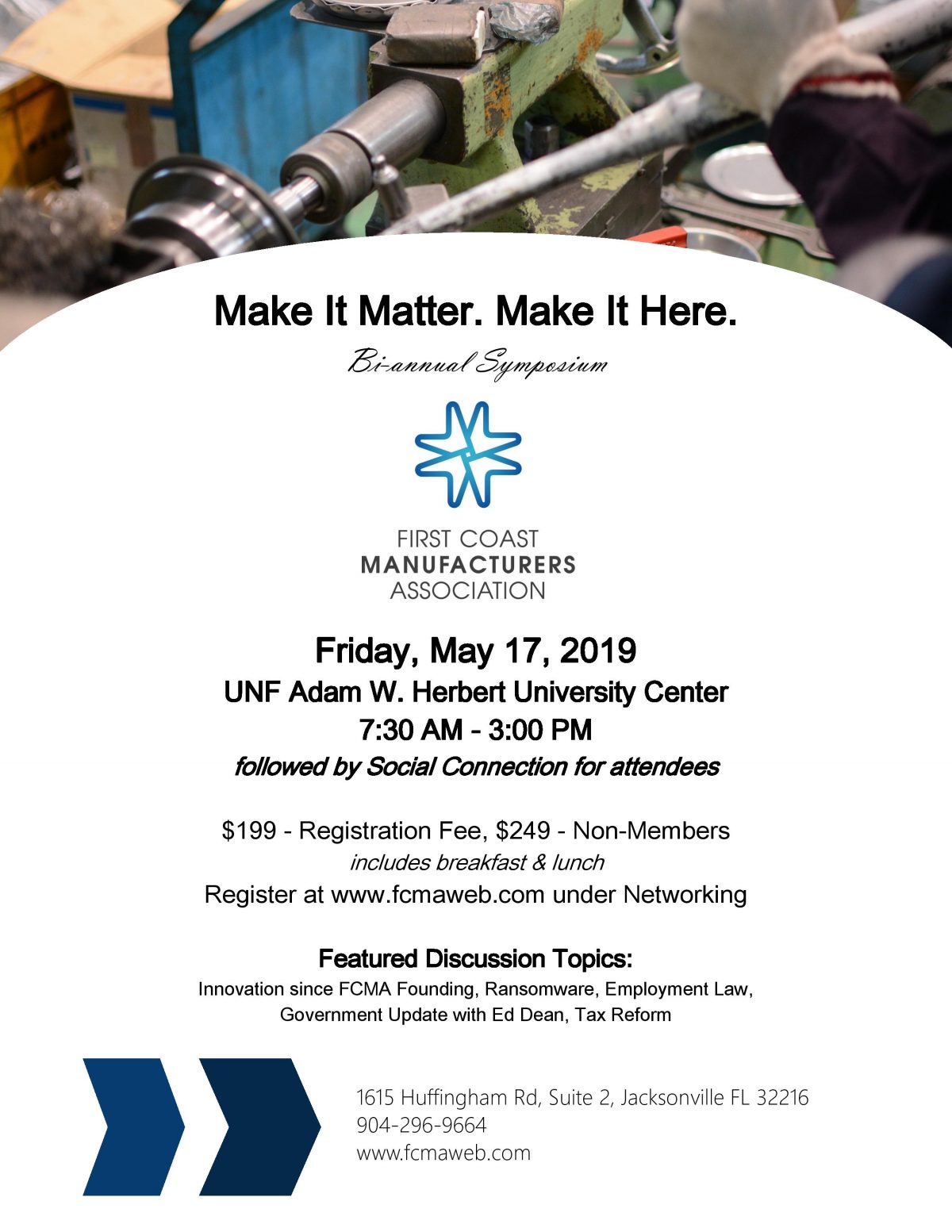 FCMA Symposium 2019 - First Coast Manufacturers Association